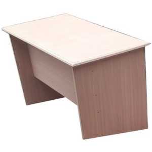MDF Office Table - Beech - TilyExpress Uganda