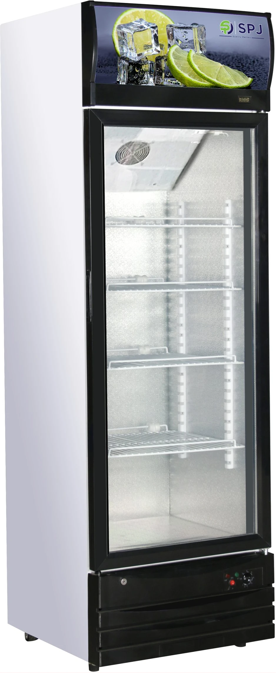 SPJ 430-Litres Single Display Cooler SCCBLS-430C015; Vertical Display ...