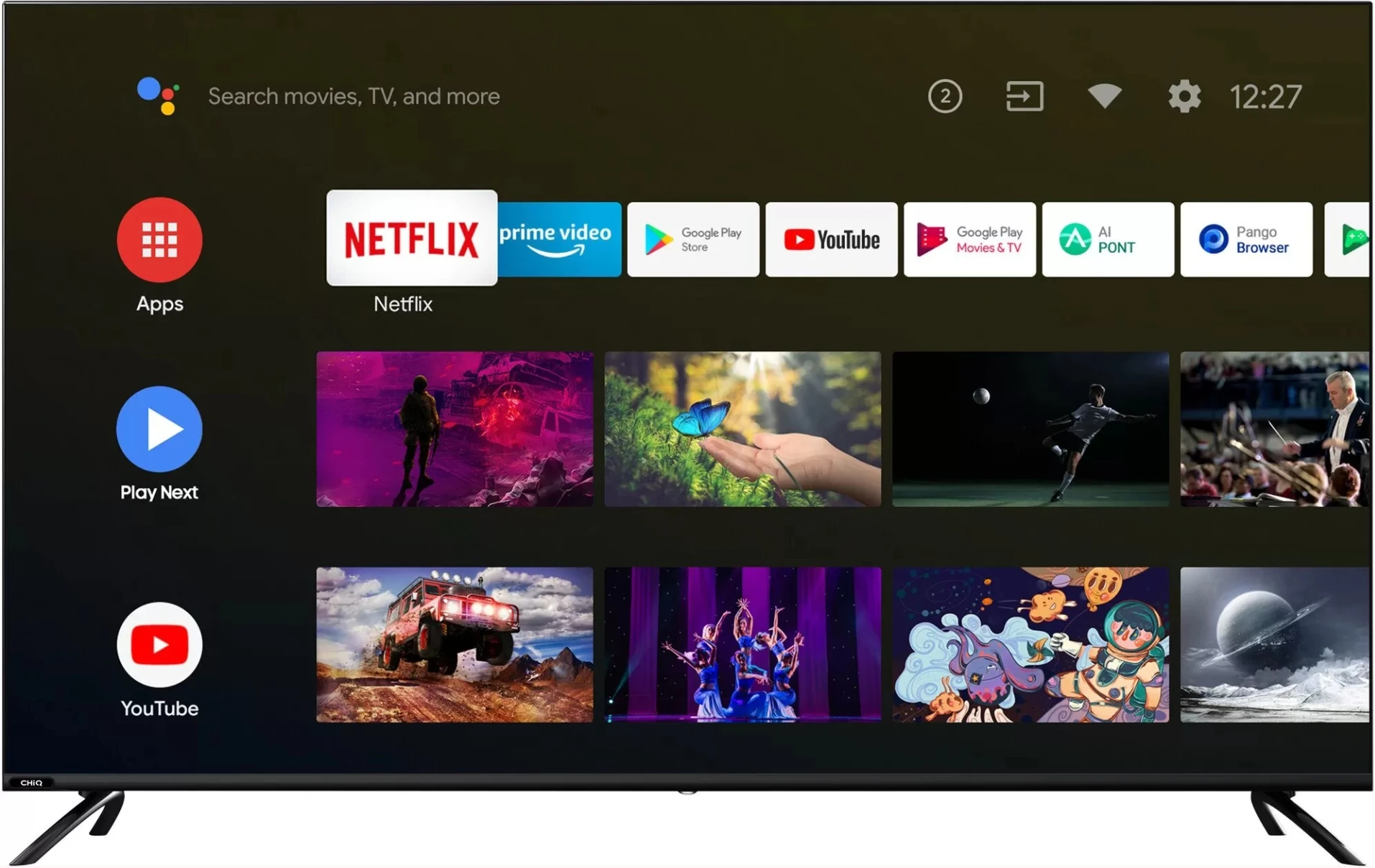 Golden Tech Smart 50-Inch 4K UHD Smart Android TV; In-built Decoder LED ...