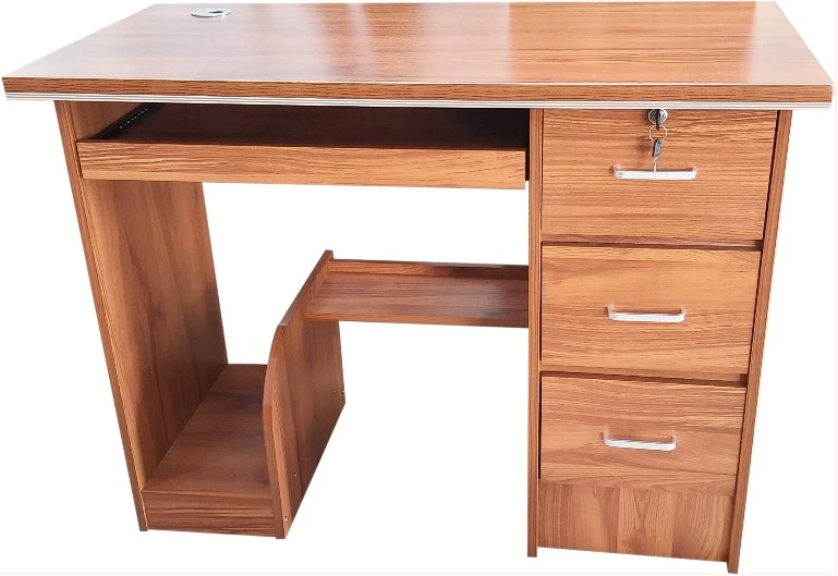 Durable Office Table/Computer Table One Meter- Cherry | TilyExpress Uganda