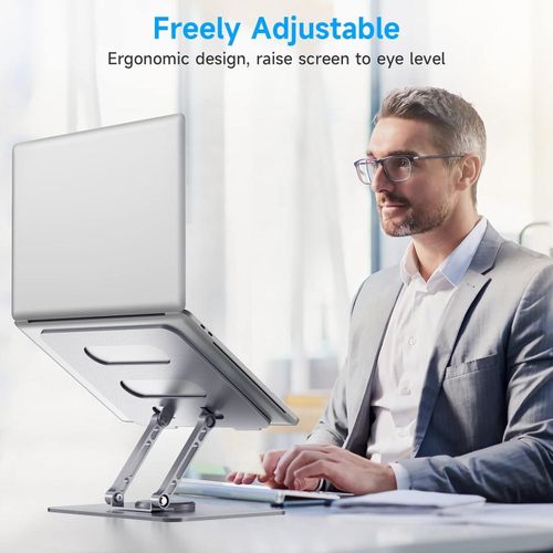 Adjustable Laptop Stand with 360 Rotating Base, Computer Stand ...