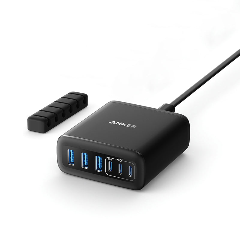 Fast Charge Desktop Hub Anker 112W 6-in-1 Desktop Charging Station ...